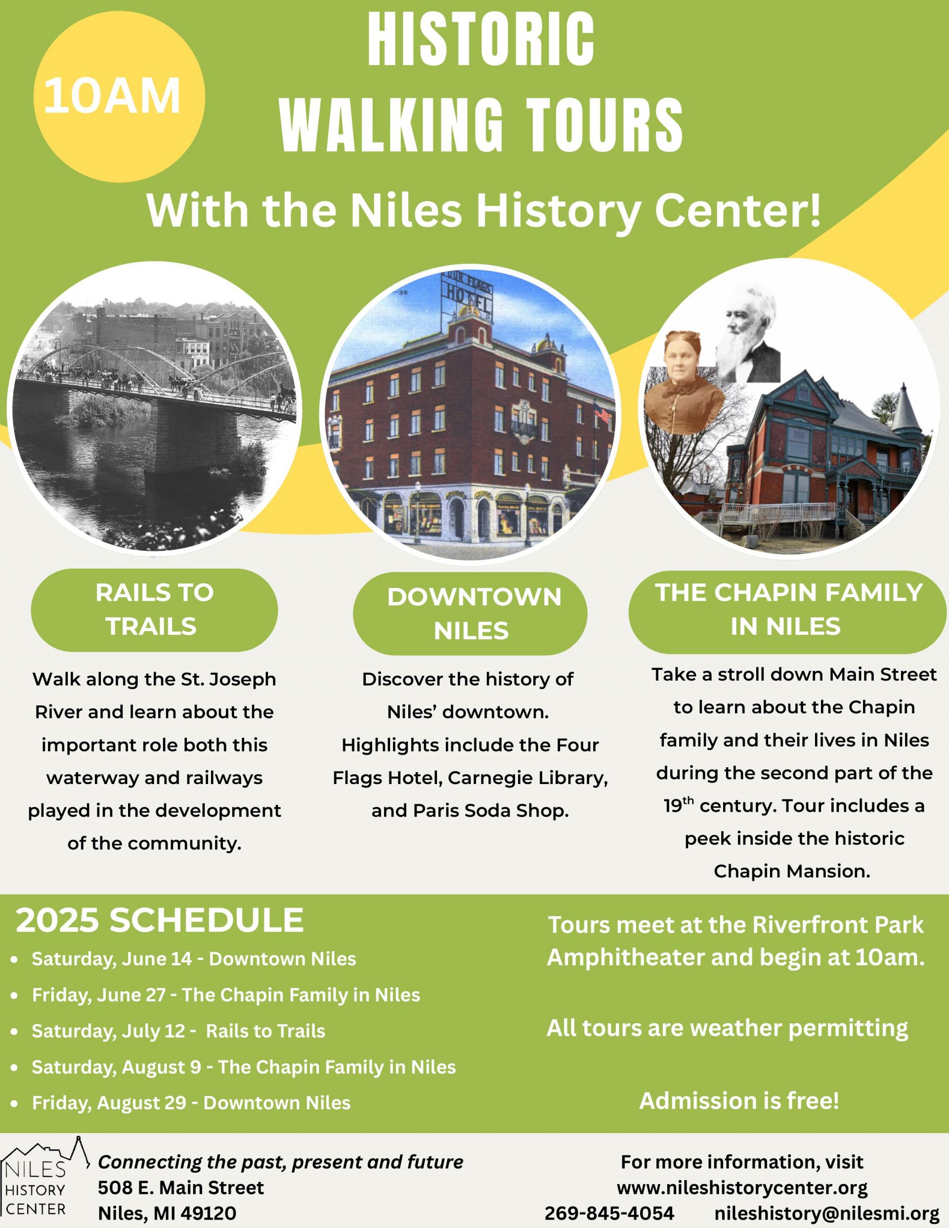 Historic Walking Tours with the Niles History Center | Southwestern ...