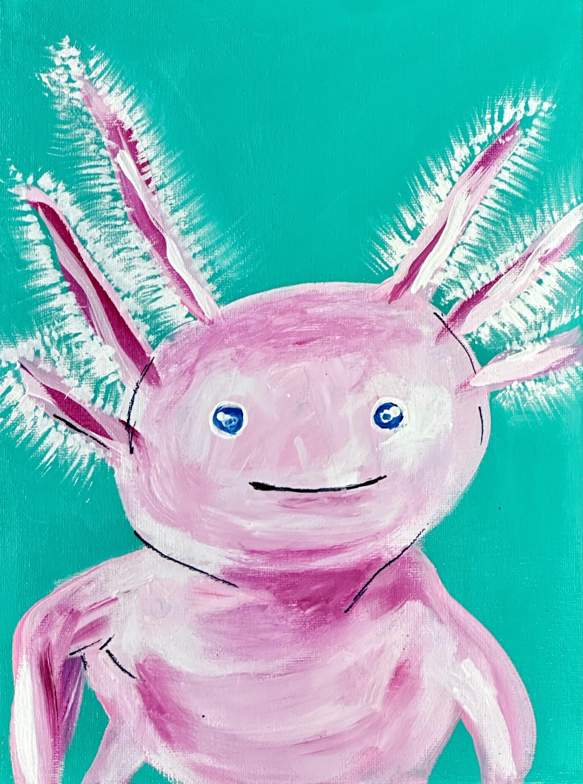 Kids Axolotl Painting Class | Southwestern Michigan Tourist Council