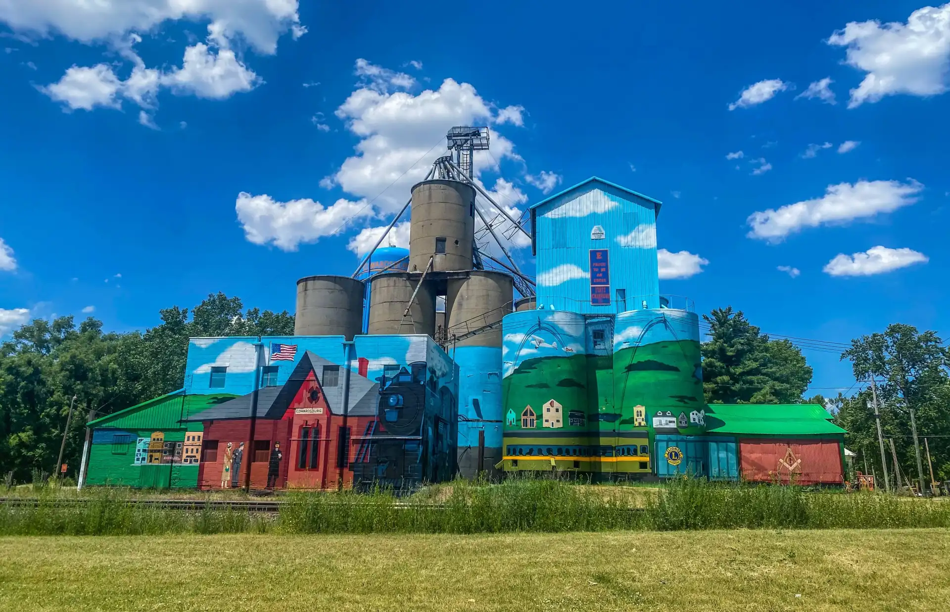 Edwardsburg Elevator Mural | Visit Southwest Michigan