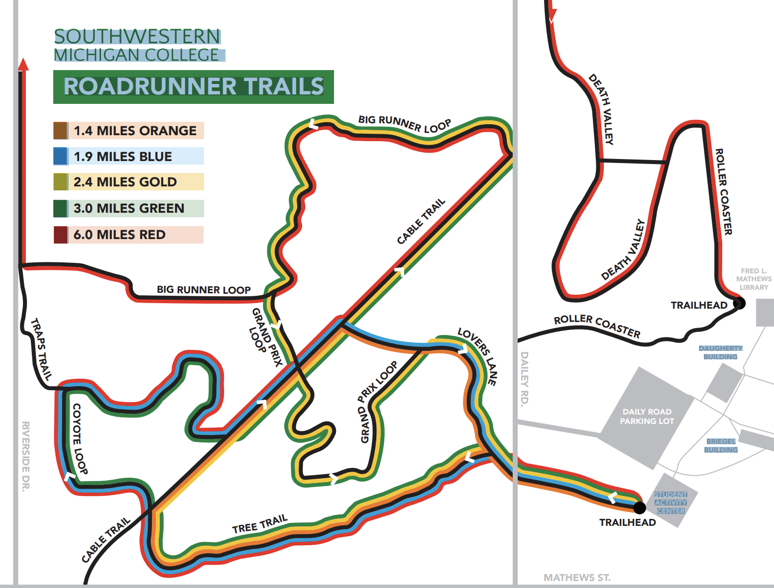Southwestern Michigan College’s Roadrunner Trails | Visit Southwest ...